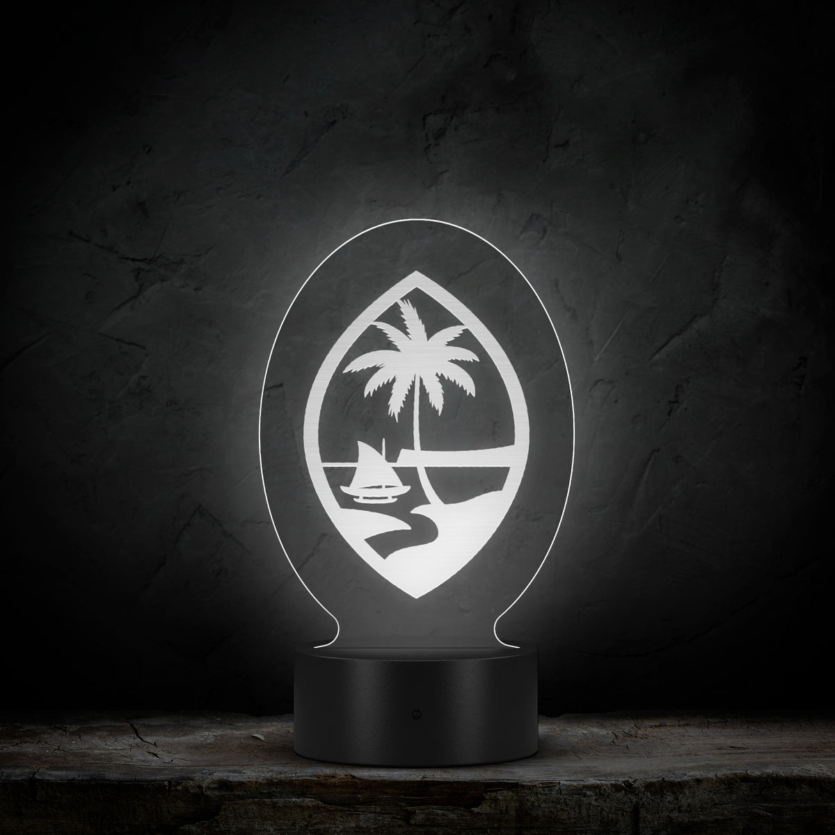 Guam Seal LED Sign – Island Life